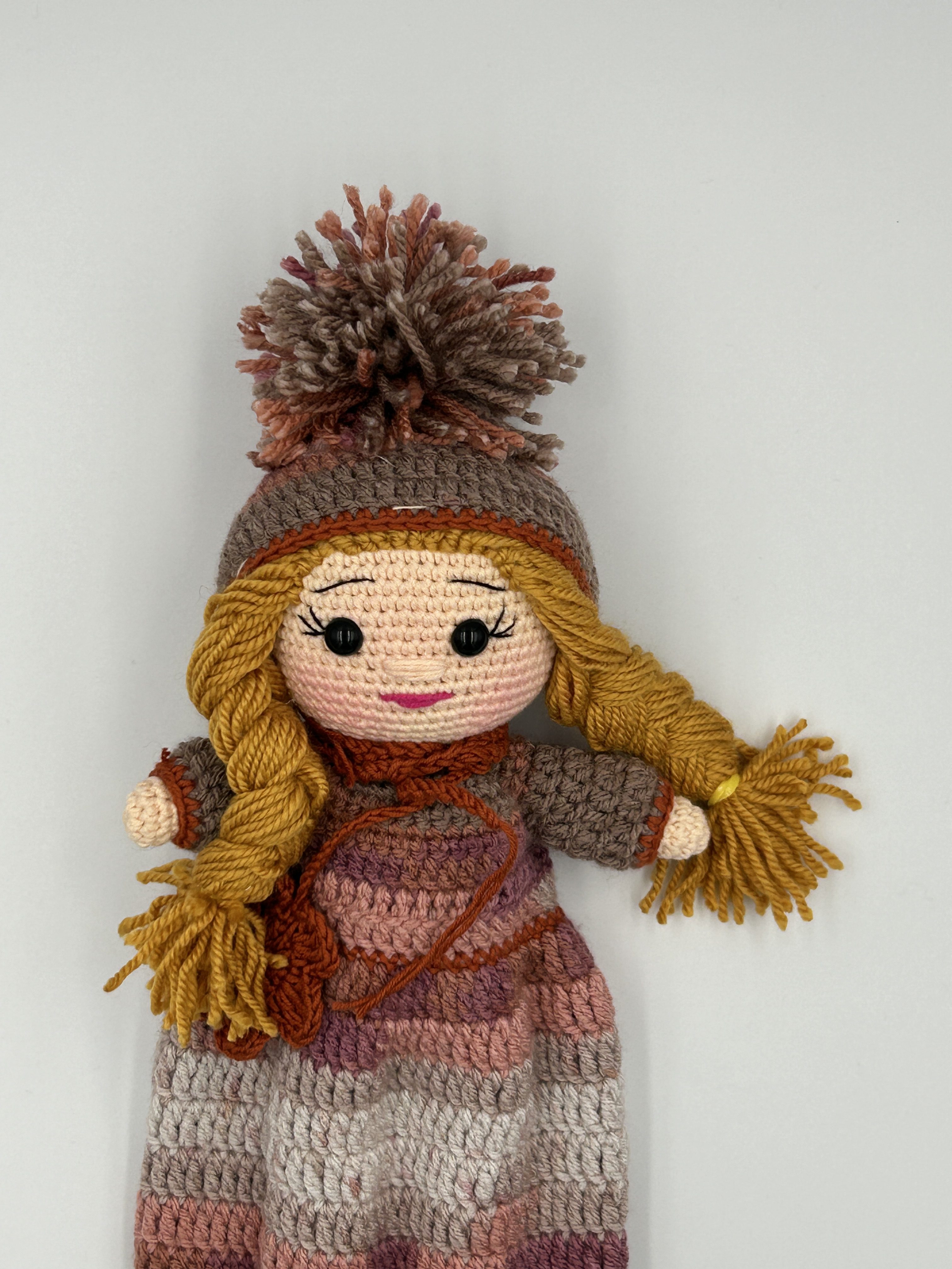 Cozy Cuddle Craft – Handmade Winter Baby Doll Crochet Toy